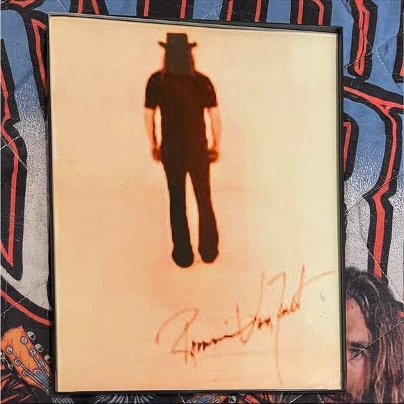 Lynyrd Skynyrd | Accessories | Ronnie Van Zant Autographed 8x Framed ...
